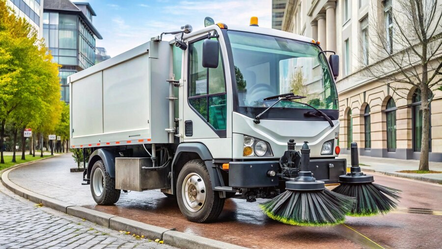 Sustainability Meets Efficiency: Industrial Sweeping Truck RG-TEV8240 ...