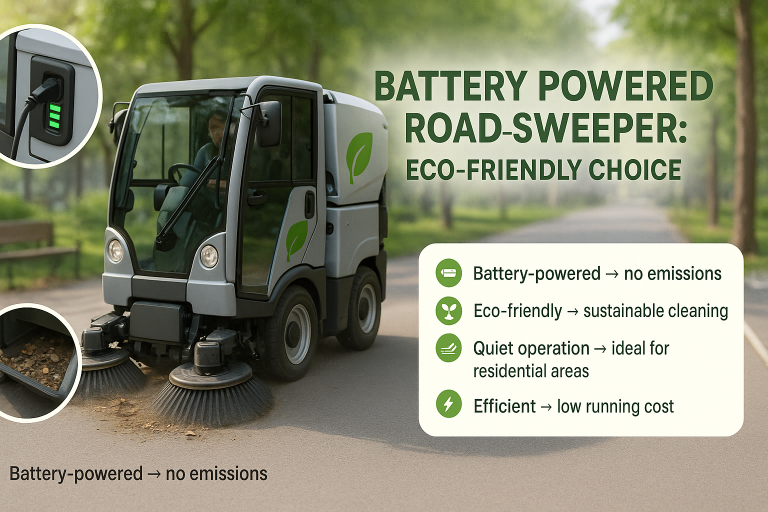 Battery Powered Road Sweeper: Eco-Friendly Choice