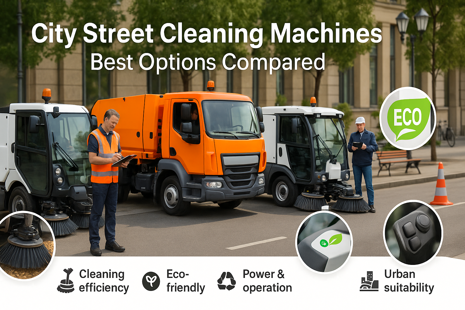 City Street Cleaning Machines: Best Options Compared