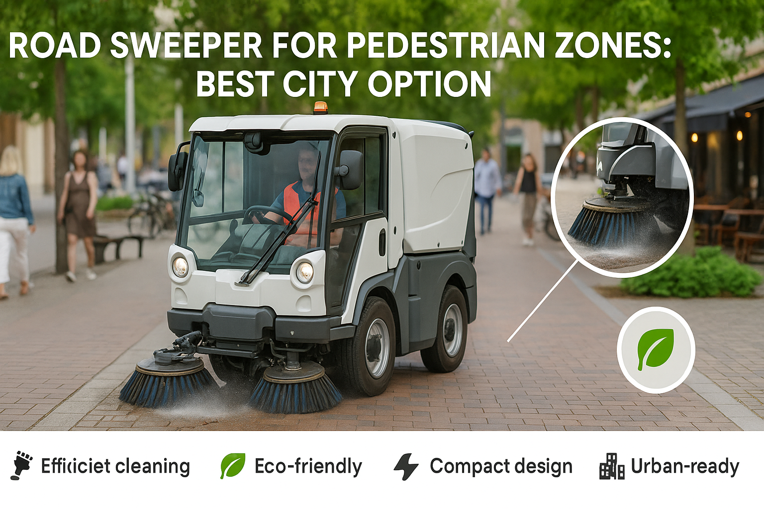 Road Sweeper for Pedestrian Zones: Best City Option